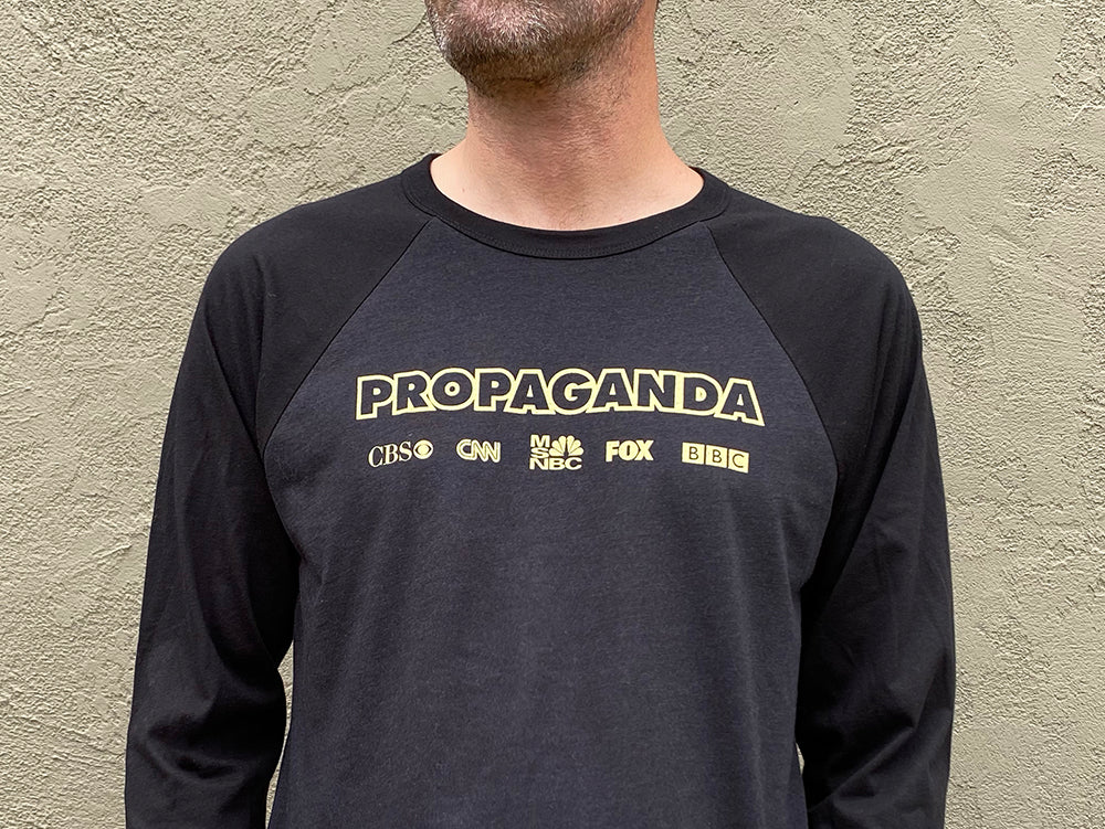 New: Propaganda Baseball Jersey Black – Truth Revolution Clothing
